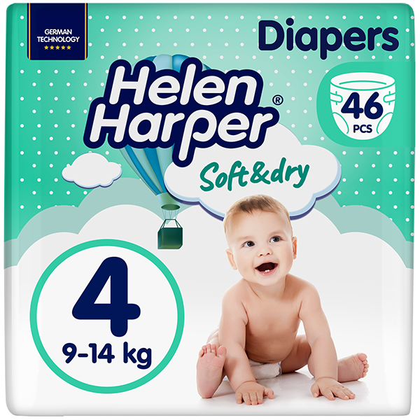 Baby Diaper Maxi 7-14 KG · Helen Harper Soft and Dry