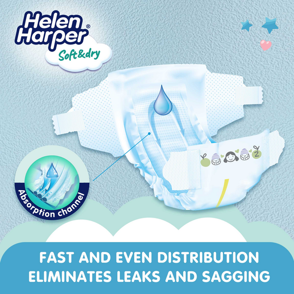 Baby Diaper Mini 4-8 KG · Helen Harper Soft and Dry